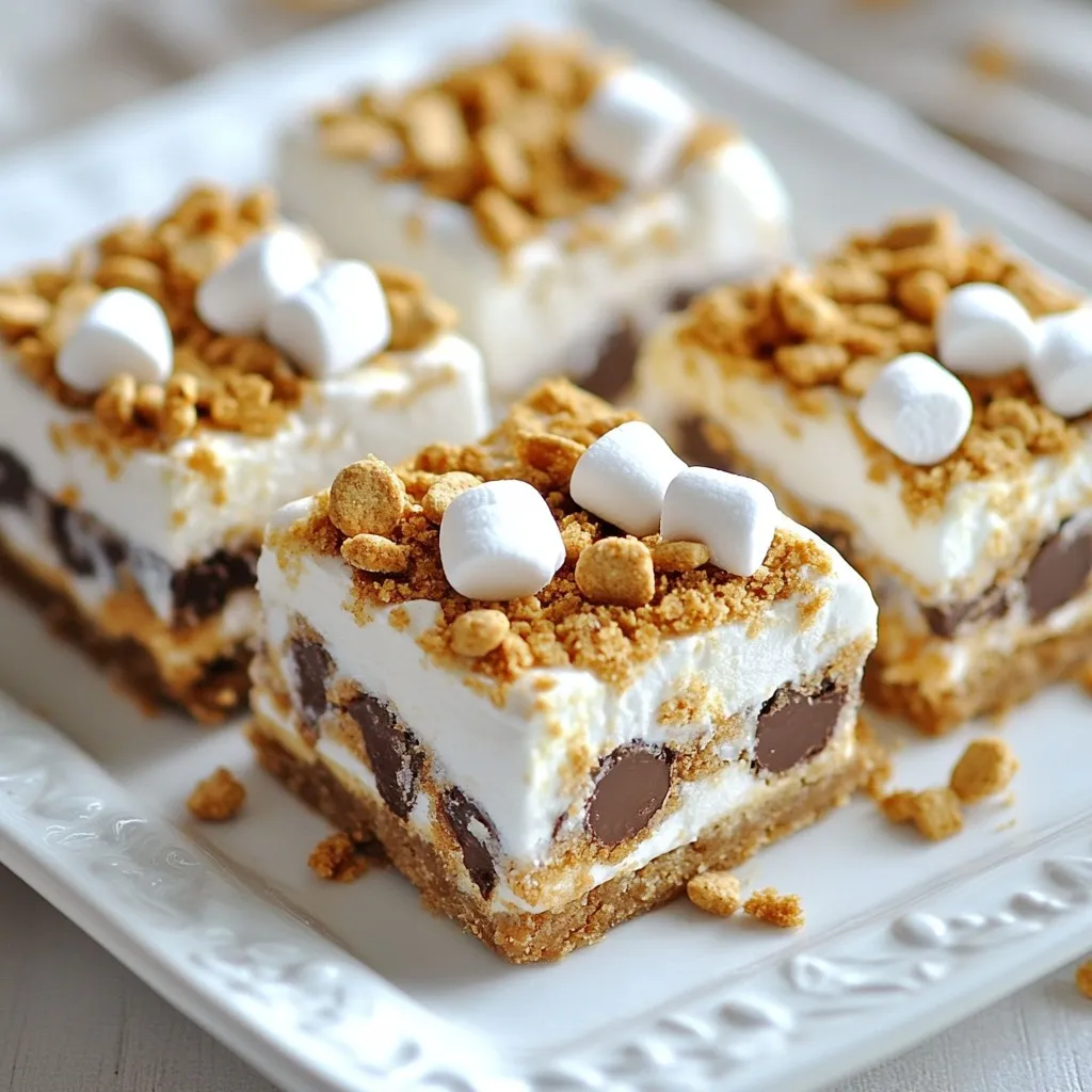 S’mores No Bake Bars Irresistible Simple Treat – Melted Recipes