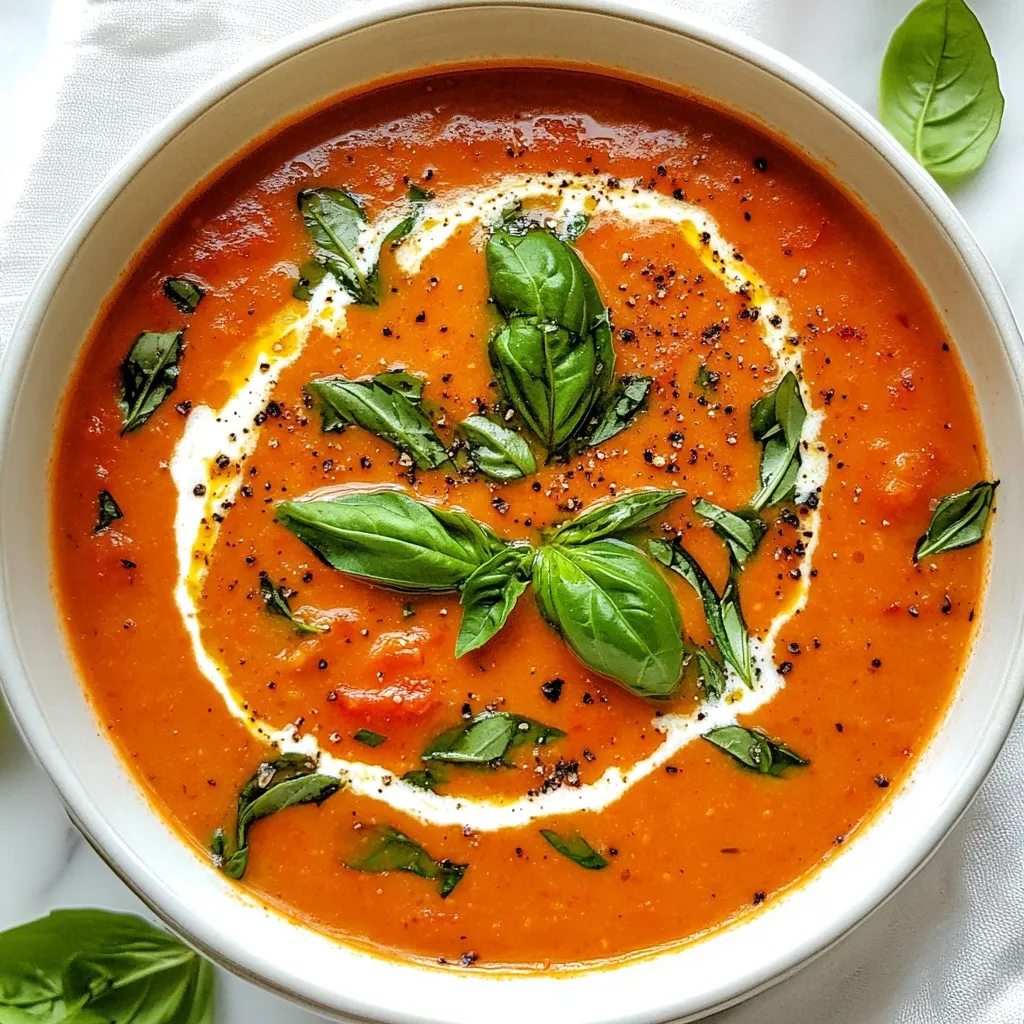 Instant Pot Creamy Tomato Basil Soup Delight – Melted Recipes